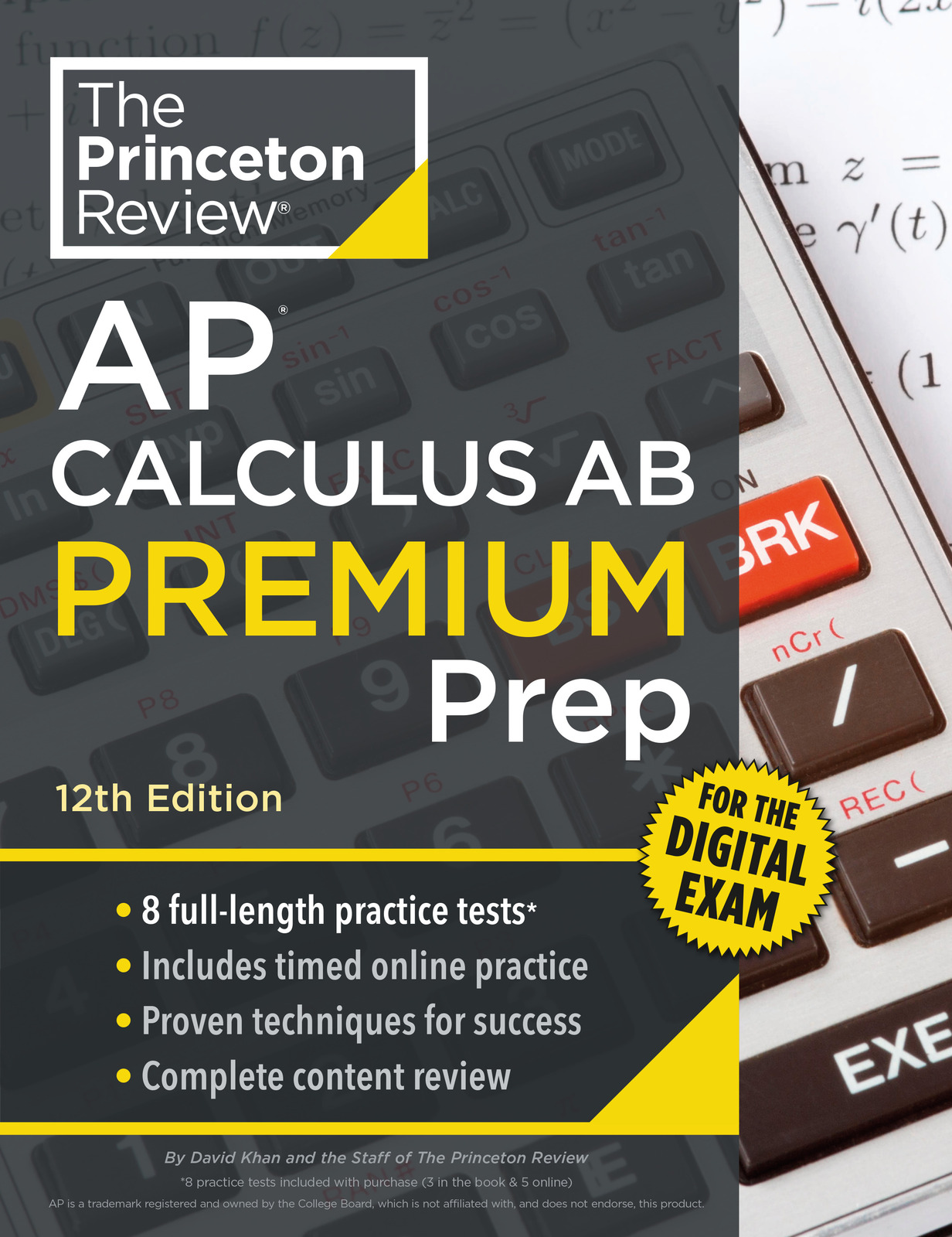 9780593518212 Princeton Review Ap Calculus Ab Premium Prep, 12th ...